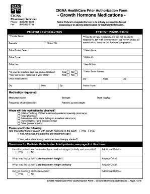 Cigna Referral Form Fill Online Printable Fillable Blank PdfFiller
