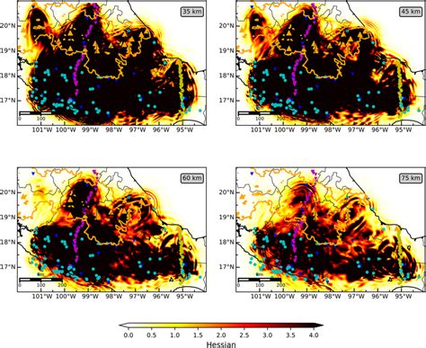 Approximate Hessian Computed From The Final Model At Different Depths Download Scientific