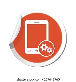 Phone Icon Settings Menu Vector Illustration Stock Vector Royalty Free Shutterstock