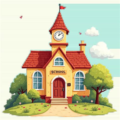 Charming Schoolhouse Freepngzone
