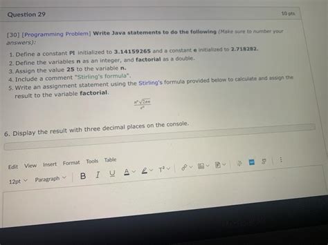 Solved 10 Question 31 31 Programming Problem Assume A