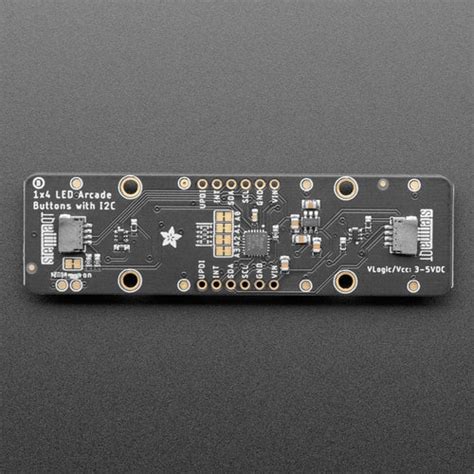 Adafruit Led Arcade Button 1x4 Stemma Qt I2c Breakout Stemma Qt