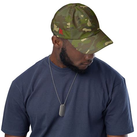 “r” Collection Multicam Dad Hat Redline Swag