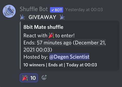 giveaway won t end · issue 122 · jagrosh giveawaybot · github