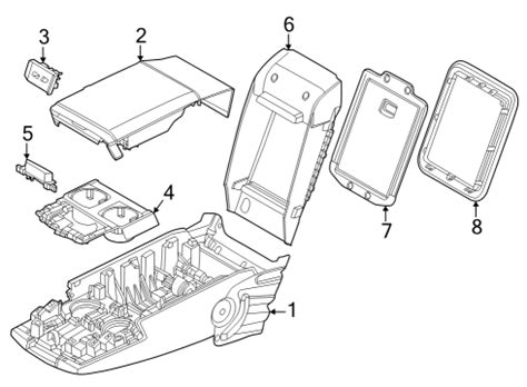 Rear Seat Components 2024 Bmw 740i