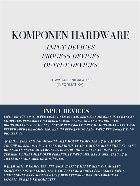 Komponen Hardware Pdf