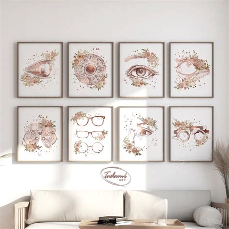 Optometry Wall Art Eye Anatomy Poster Ophthalmology Print Optician Office Decor Optometrist