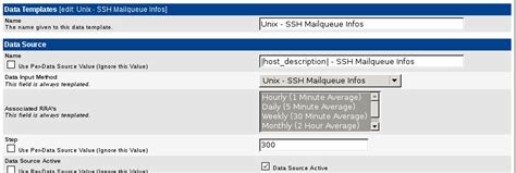 cacti template und graph zum darstellen der postfix mailqueue taste