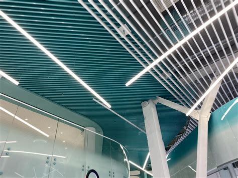 Kraft Linear Rails Ceilings In The Lake Plaza Shopping Center A