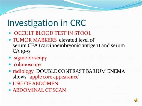 Colorectal Carcinoma Gist Carcinoid Tumour Ppt
