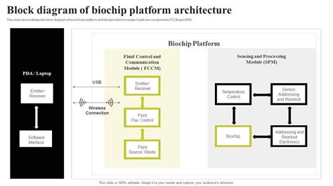 Biochip Technology Block Diagram Of Biochip Platform Architecture