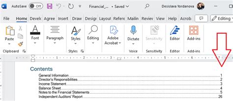 How To Update Toc Page Numberings In Word Documents Before Exporting To Docx Format Telerik
