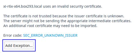 SSL TLS Understanding Certificate Warnings