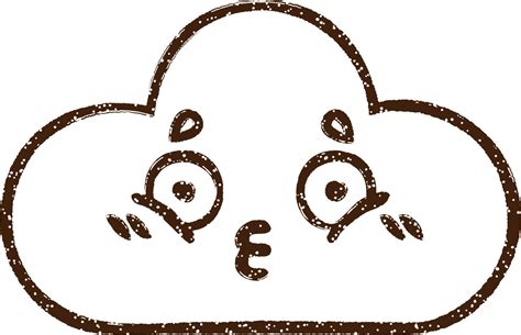 Cloud Charcoal Drawing 12240793 Vector Art At Vecteezy