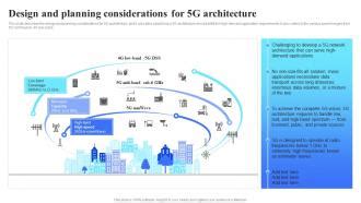 G Technology Architecture Design And Planning Considerations For G Architecture PPT Presentation