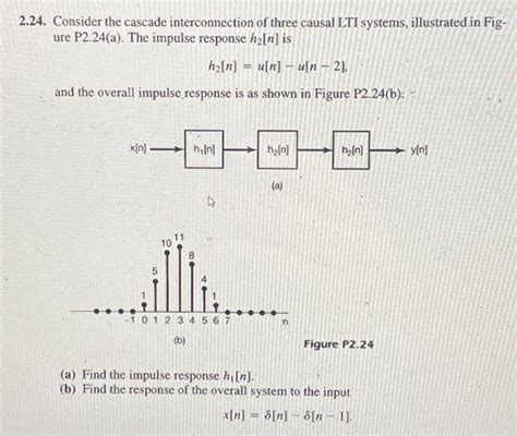 Solved 224 Consider The Cascade Interconnection Of Three