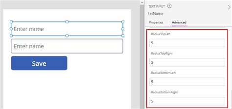 power apps guide controls how to create rounded labels workaround
