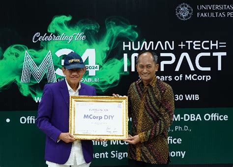 Fakultas Pertanian Ugm Resmikan Program Dba Pertama Di Indonesia Bersama Mcorp Fakultas Pertanian