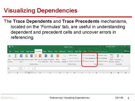 Topic 4 Referencing Lesson 1 Visualizing Dependencies Referencing