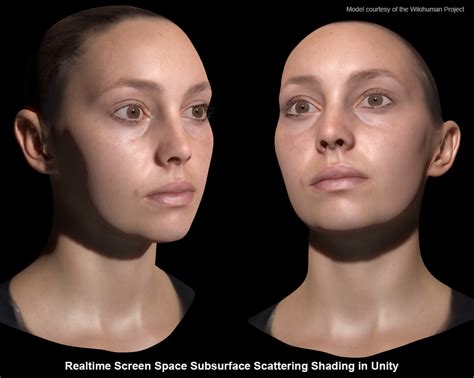 Experimentation Realistic Human Skin Rendering With Screen Space