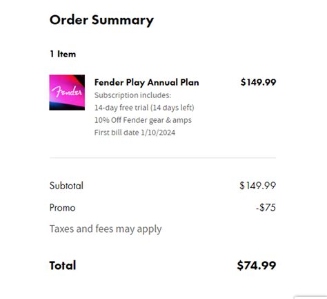 Fender Promo Codes 10 Off October 2024