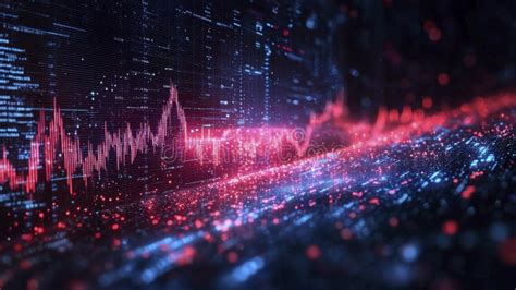 Abstract Visualization Of Sound Frequencies And Data Stock Illustration Illustration Of Energy