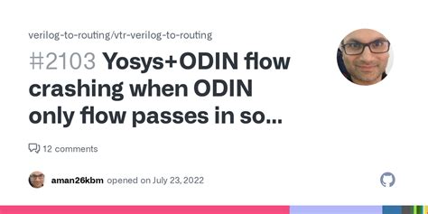 Yosysodin Flow Crashing When Odin Only Flow Passes In Some Benchmarks