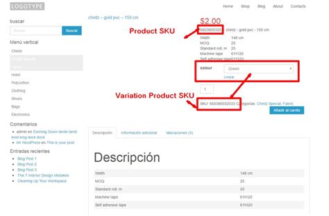 Woocommerce Sku Product Variations Billionanswers