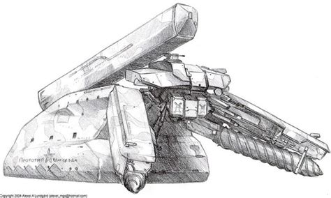 Shagohod Pencil Sketch Metal Gear Metal Gear Solid Metal