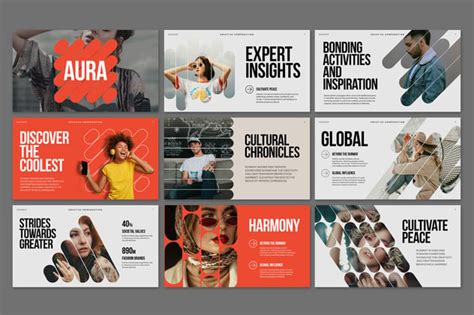 Aura Powerpoint Incl Bold And Clean Envato