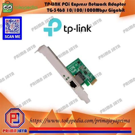 Jual Tp Link Tg 3468 Lan Card Gigabit Pci Express Network Adapter Di Seller Sweet Shop
