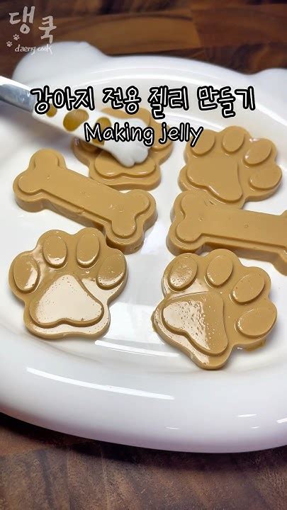 강아지가 환장하는 우유젤리 만드는 방법 Youtube