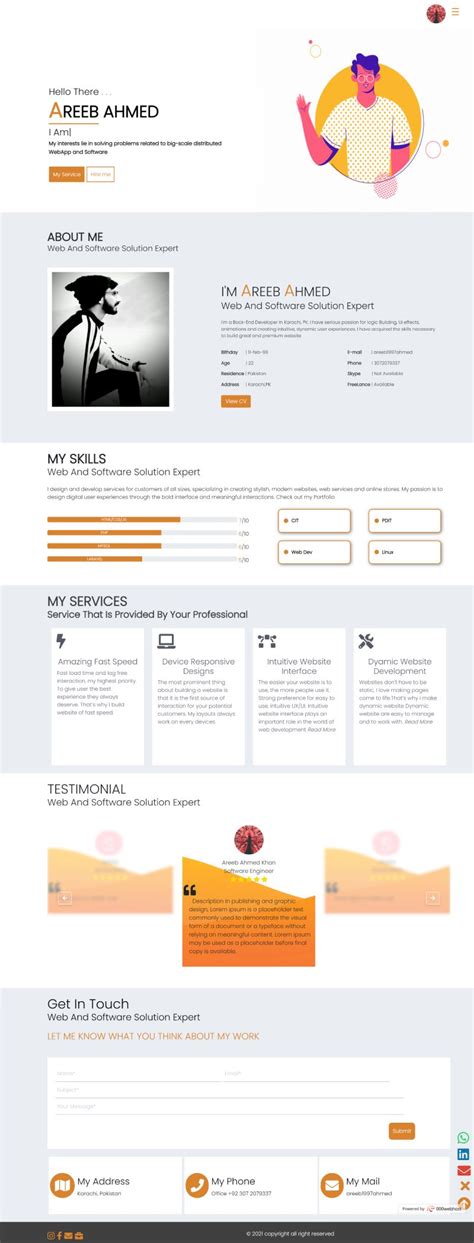Areeb Ahmed Khan On Linkedin Portfoliowebsite Careerdevelopment Effort