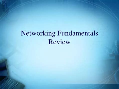 Ppt Networking Fundamentals Review Powerpoint Presentation Free