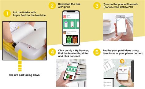 inkless notes printer mini imprimante portable mini sticker smart