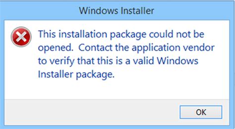 Windows Installer Problems