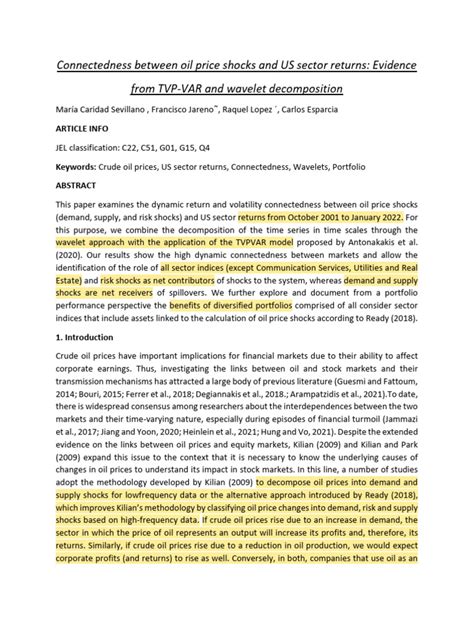 Intro Methodology Data Pdf Price Of Oil Matrix Mathematics