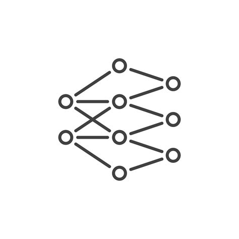 ai neural networks tech vector concept minimal outline icon 22821550 vector art at vecteezy