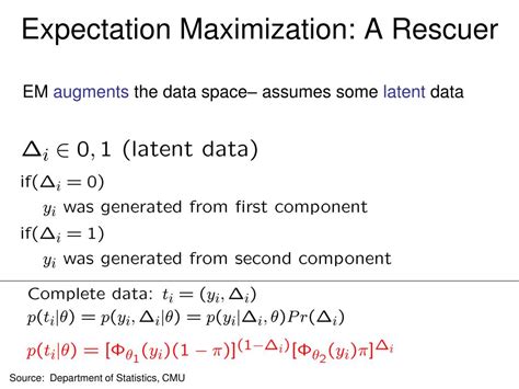 Ppt Maximum Likelihood And Expectation Maximization Powerpoint