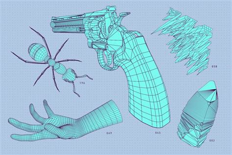 200 Vector Wireframe Shapes Wireframe Illustrator Cs Raster Image