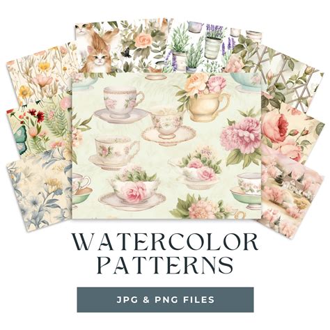 Seamless Cottagecore Patterns Cottagecore Florals Patterns Cottagecore