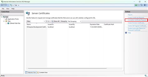 Steps For Creating And Installing An SSL Certificate On A Windows Server Knowledge Hub Fast