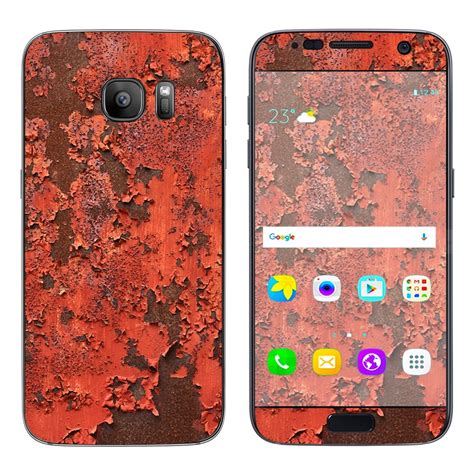 Skin Decal For Samsung Galaxy S Red Rust Walmart Com