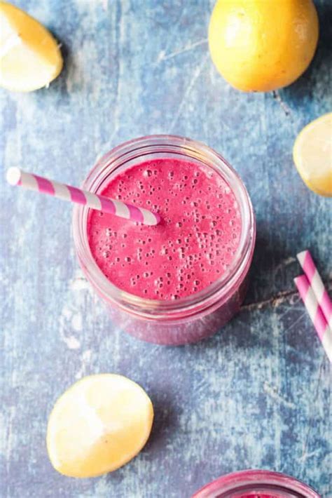Strawberry Beet Smoothie Dairy Free ~ Veggie Inspired