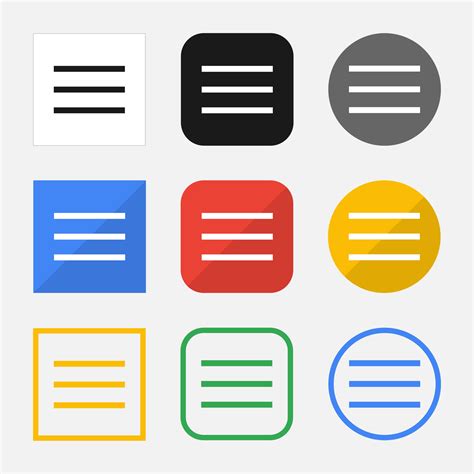 Set Of Menu Icons For Your Web Site Or Mobile App 19816396 Vector Art At Vecteezy