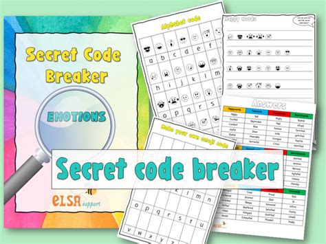 Code Breaker Back To Babe Elsa Support For Emotional Literacy