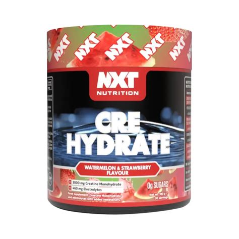 Nxt Nutrition Cre Hydrate Creatine And Electrolytes Watermelon