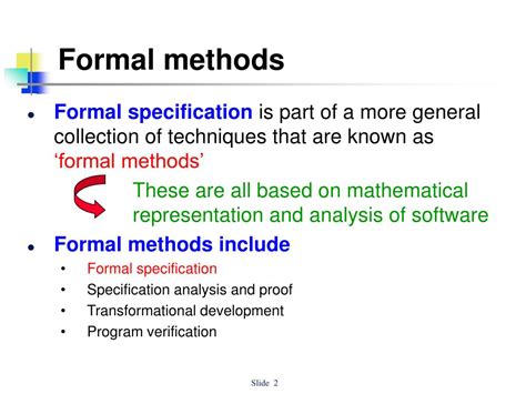 Ppt Formal Specification Techniques For The Unambiguous Specification Of Software Powerpoint