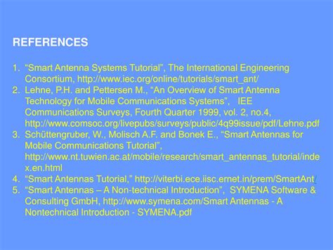 Ppt Smart Antenna Systems An Overview Ee 525 Antenna Engineering