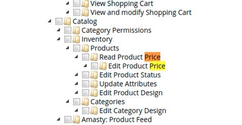 Magento Restrict User Access To Viewing Prices In The Admin Panel Acl Magento Stack Exchange